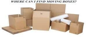 Where can I find Moving Boxes? | Moving APT